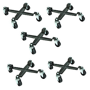 5 Drum Dolly 5 Gallon Bucket w Swivel Casters Heavy Duty Steel Frame