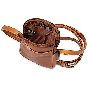 Le Donne Leather Cinder Smartphone Crossbody (Tan)