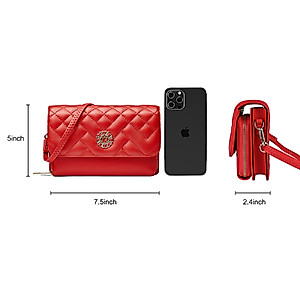 Tom Clovers Small Crossbody Shoulder Bag for Women Shoulder Purse Cellphone Bags Card Holder Wallet Purse Handbags