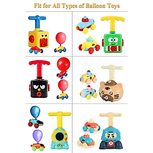 NEXTAKE 100PCS Replacement Balloons for Balloon Powered Car Launcher Toy Set