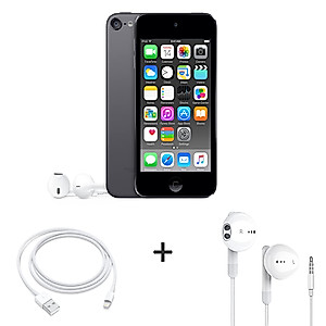 Apple iPod Touch 16GB 6th Generation with Accessory Bundle - Space Gray (Refurbished)