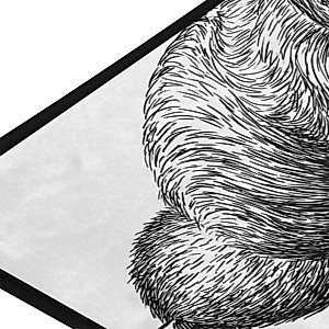 Sloth Kitchen Floor Mat Door Mats Inside Outside Front Doormat Non Slip Kitchen Rug for Home, 39" x 20"