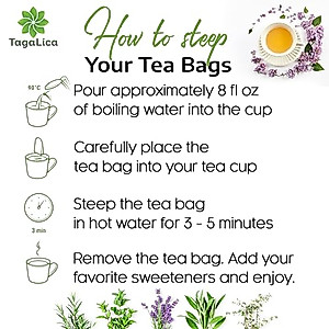 Premium 135 Dandelion Root Tea Bags, 100% Natural & Pure from Dandelion Root, Eco-Conscious Tea Bags, Dandelion Tea, Dandelion Root Herbal Tea. Dandelion Root Tea. No Sugar, No Caffeine, No Gluten, Vegan