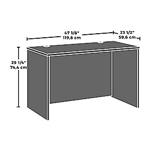 OFFICE WORKS BY SAUDER Affirm Computer Desk, L: 47.17" x W: 23.47" x H: 29.29", Classic Cherry