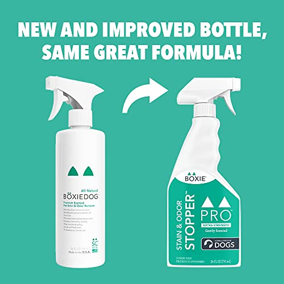 Boxie® Pro™Probiotic Gently Scented Stain & Odor Stopper™ for Dogs, 24 oz Boxiecat