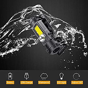 2 Pack UTV Dome Lights, Xislet Rechargeable UTV Interior LED Light Compatible with Polaris RZR Ranger Can-Am Maverick Honda Talon 1.25"-2.0" Roll Bar Cage Roof Lights