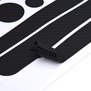 Alomejor Bicycle Decal Stickers Chainstay and Frame Protector Kit for Mountain Bike Road Bike Chain Protective Black(Black)