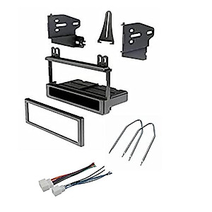 ASC Audio Car Stereo Dash Kit, Wire Harness, and Radio Tool to Install a Single Din Aftermarket Radio for select Ford Lincoln Mazda Mercury Vehicles - Compatible Vehicles Listed Below