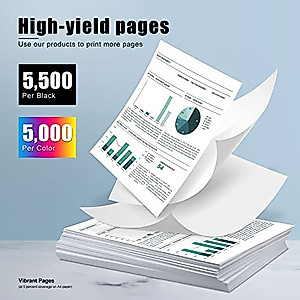 MITOCOLOR Compatible TN433 TN-433 Toner Cartridge High Yield Replacement for Brother TN-433BK TN-433C TN-433M TN-433Y MFC-L8900CDW HL-L8260CDW Printer (4Pack,1Black/1Cyan/1Magenta/1Yellow)