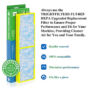TRIGHTFILTERS FLT4825 True HEPA Upgraded Replacement Filter B, Compatible with Germ Guardian Air Purifier AC4300BPTCA, AC4300WPT, AC4900CA, AC4825, AC4825W, CDAP4500BCA, CDAP4500WCA, AP2200CA (1 Pack)