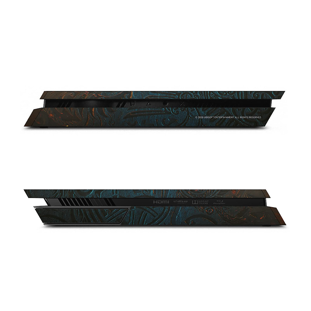 Head Case Designs Officially Licensed Assassin's Creed Logo Valhalla Key Art Matte Vinyl Sticker Gaming Skin Decal Cover Compatible With Sony PlayStation 4 PS4 Slim Console and DualShock 4 Controller