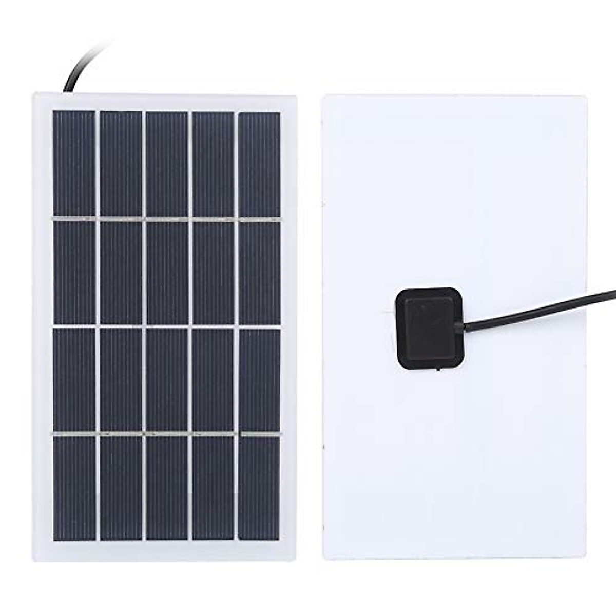 Vbest life Polysilicon Solar Power,2W 5V Solar Panel Battery Panel with DC Interface Charging for 3.7V Battery Outdoor Garden Lamp