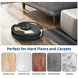 4pcs Reusable Mop Pads Refill, Vacuum Mop Pads Shed Resistant Highly Absorbent Reusable Mop Cloth Pad for Shark RV2410WD RV2610WD,Microfiber Replacement Mopping Cloths Componente