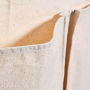 Household Essentials Short Canvas Craft and Garden Wall Organizer, Natural