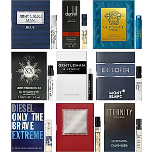 Men's Designer Fragrance Sampler (9 vials)