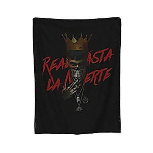 Anu-el AA Blanket,Real Ha-sta La Mue-RTE Throw Blanket,Soft Warm Lightweight Cozy Microfiber Flannel Throw Blankets 80"x60"