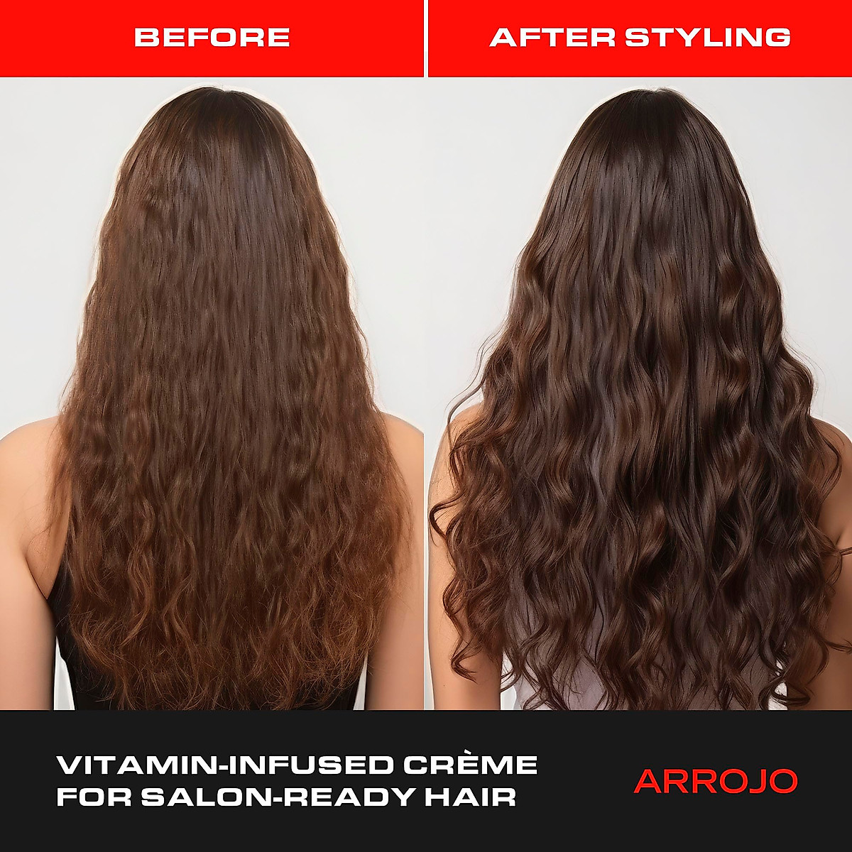 ARROJO Hair Creme with Macadamia Hair Products - Provides Essential Moisture & Silky Texture - Contains Shea Butter, Macadamia Seed Oil, Oat Protein & Vitamin B5 - Arrojo Hair Products