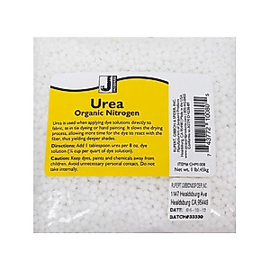 Jacquard Urea – Versatile Urea for Tie Dye, Screen Printing & Fabric Dyeing | Prilled Urea Nitrogen for Vibrant Colors | Available in 1lb, 5lb, & 25lb Sizes