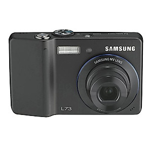 Samsung Digimax L73 7MP Digital Camera with 3x Advance Shake Reduction Optical Zoom (Black)