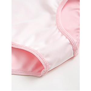 Stelle Ballet Leotards for Girls Dance Dress Outfit Combo with Skirt and Tights (Ballet Pink Ruffle Sleeve,100)