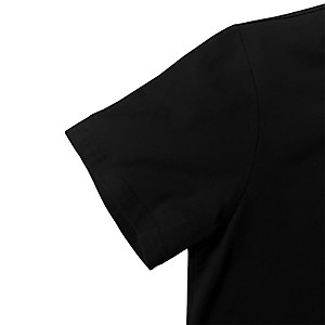 LOOKFACE Women Cute T Shirt Junior Tops Teen Girls Graphic Tees Black Medium