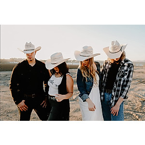 American Hat Makers Straw Sun Hat for Men — Outdoor Hats — Beach Straw Hats