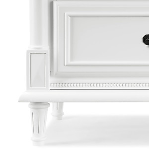 Delta Children Simmons Kids Juliette 6 Drawer Dresser with Changing Top, Greenguard Gold Certified, Bianca White