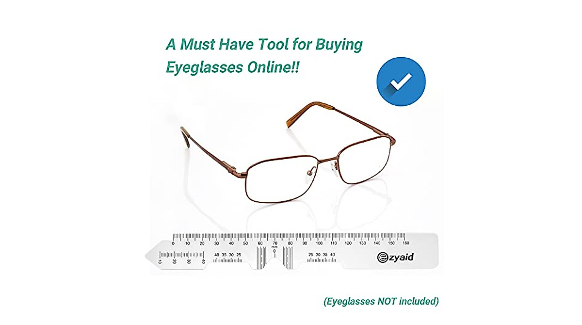 Ezyaid PD Ruler with Instruction Manual - Pupillary Distance Ruler for ...