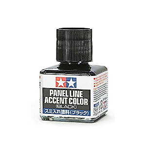 Tamiya Panel Line Accent Color 40ml Black TAM87131 Plastics Paint Enamels