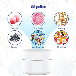 Lotion Container, Lotion Jars, Body Butter Containers, Cosmetic Containers With Lids, Cosmetic Jars With Lids 4 Oz, Cream Containers With Lids, Plastic Jars With Lids 4 Oz, Body Butter Jars, 12 Pack