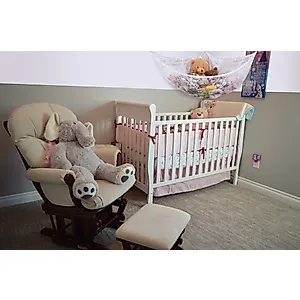 Jumbo Toy Hammock, White - Organize Stuffed Animals and Children's Toys with this Mesh Hammock. Great Decor while Neatly Organizing Kid's Toys and Stuffed Animals. Expands to 5.5 feet. (2-Pack)