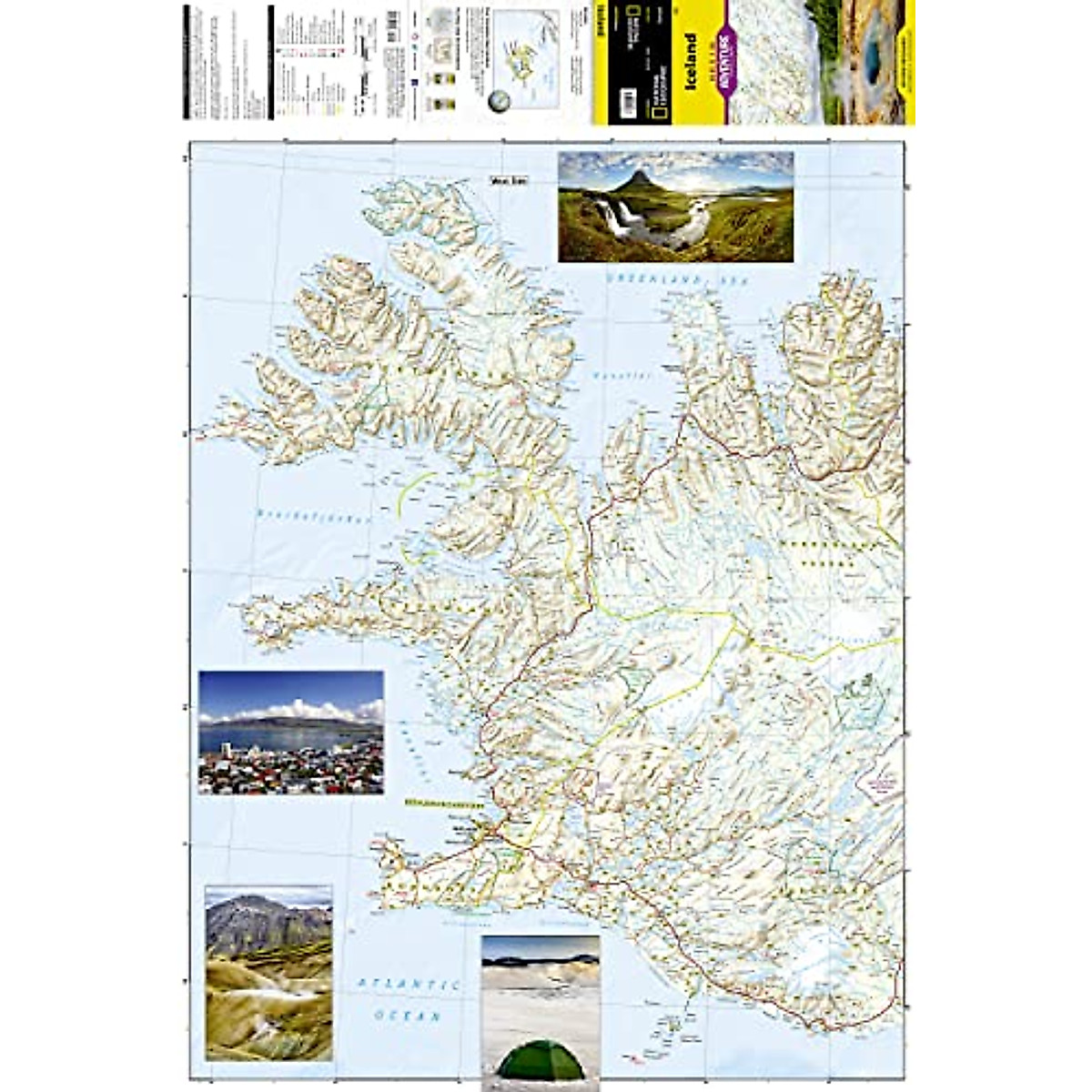 Iceland Map (National Geographic Adventure Map, 3302)