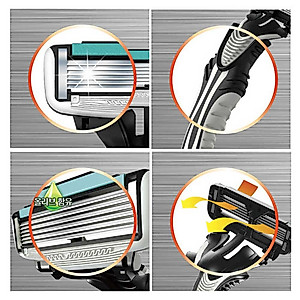 Dorco Pace 6 Six-Blade Disposable Men's Razor 2pack (6-Count)