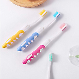 12 PCS Folding Travel Toothbrush Foldable Portable Soft Bristle Toothbrush Travel Toiletries Toothbrush Soft Manual Toothbrush for Sensitive Gums with 2 PCS Travel Folding Hair Brush Comb