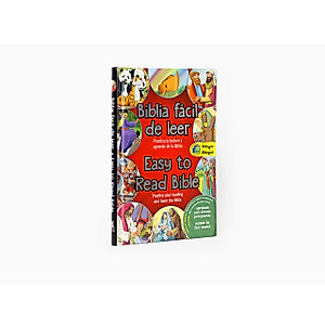 Easy to Read Bible (Bilingual) / La Biblia fácil de leer (Bilingüe): Practice your reading and learn the Bible (Spanish Edition)