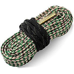 Gun Snake Cleaner .30 Cal .308 30-06 .300 .303 & 7.62mm Gun Cleaning kit Supplies Gun Barrel Cleaning Bore Rope for Rifle Pistol Shotgun Brass Brush Cleaning Cord