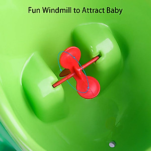 Frog Potty Training Urinal with Drain Tube for Boys Toddler, Tomorotec Kids Urinal Trainer with Funny Aiming Target Green