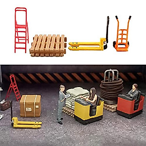 Esquirla 2X 1/64 Scale Car Repair Shop Layout Diorama Model Accessory Toy