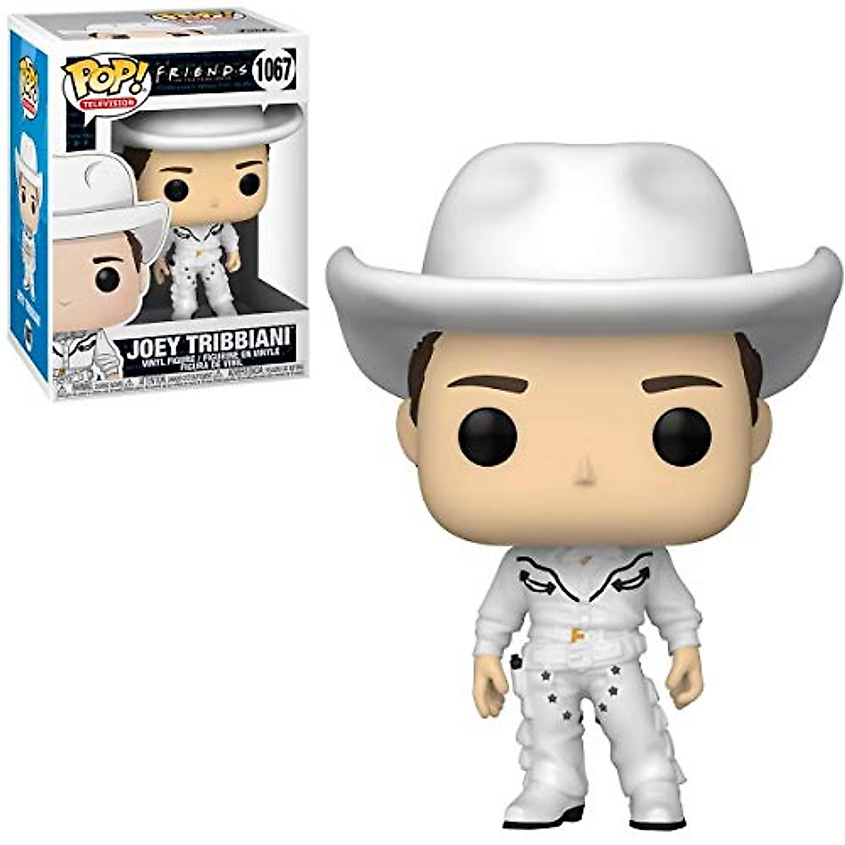 Funko Pop! TV: Friends - Cowboy Joey Tribbiani Vinyl Figure (Bundled with Compatible Box Protector Case) Multicolored 3.75 inches