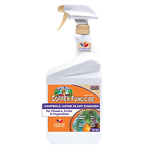 Bonide Captain Jack's Copper Fungicide, 32 oz Ready-to-Use Spray for Organic Gardening, Controls Common Diseases