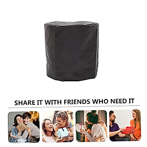 INOOMP 4pcs Furniture Dust Cover Lounge Deep Cover Outdoor Furniture Cover Garden Waterproof Chair Covers Loveseat Slipcover Outdoor Chair Tea Black 190 Silver Coated Polyester Taffeta