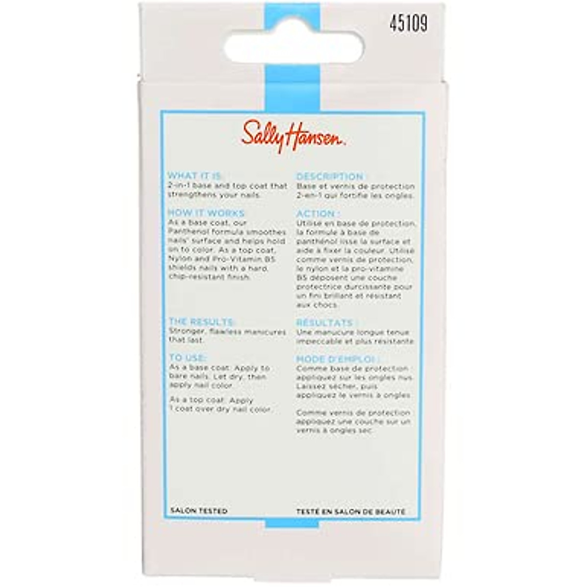 Coty US 7417055 Sally Hansen Double Duty Base & Top Coat44; Clear 2239 - Pack of 2