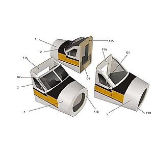 TECKEEN 1/32 Scale CAN DHC-2 Beaver Float Seaplane 3D Model Paper Model Diecast Plane Model for Collection (Unassembled Kit )