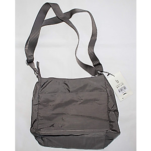 Baggallini Gray Shoulder Hand Bag Purse Handbag Nylon, Medium