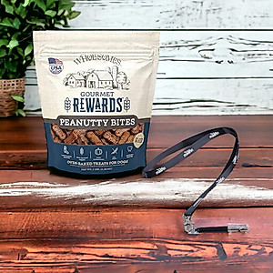 moofin SPORTMiX Wholesomes Gourmet Peanutty Bites, 3 lb - Crunchy Dog Biscuits with Peanut Butter, Oats & Honey, Bundle SS Pet Training Whistle Bundle - Nutritious Snack, Resealable Bag (2-Pack)