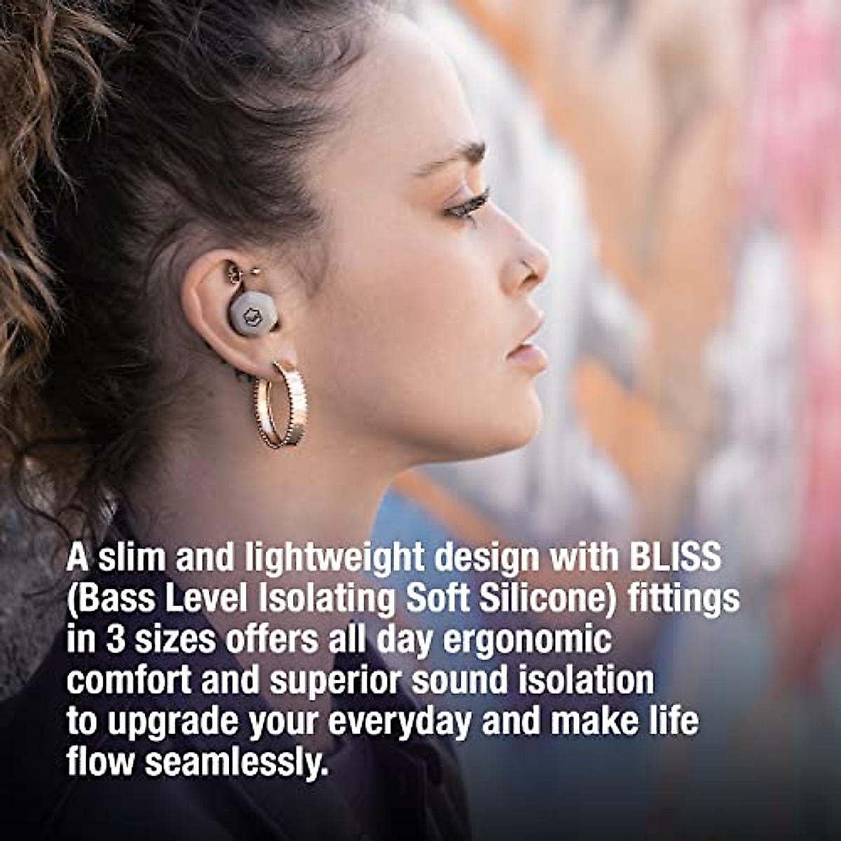 V-MODA Hexamove Lite, Wireless Earbuds - Sand White (HEXM-LITE-SWH)