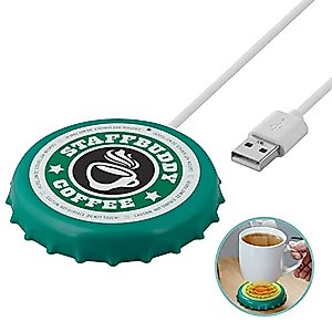 REDIVA Coffee Mug Warmer,Electric Beverage Warmers for Heating Coffee, Beverage, Milk, Tea and Hot Chocolate, Great for Home Decor, House Warming Gift, Gadget Gift. (Green)