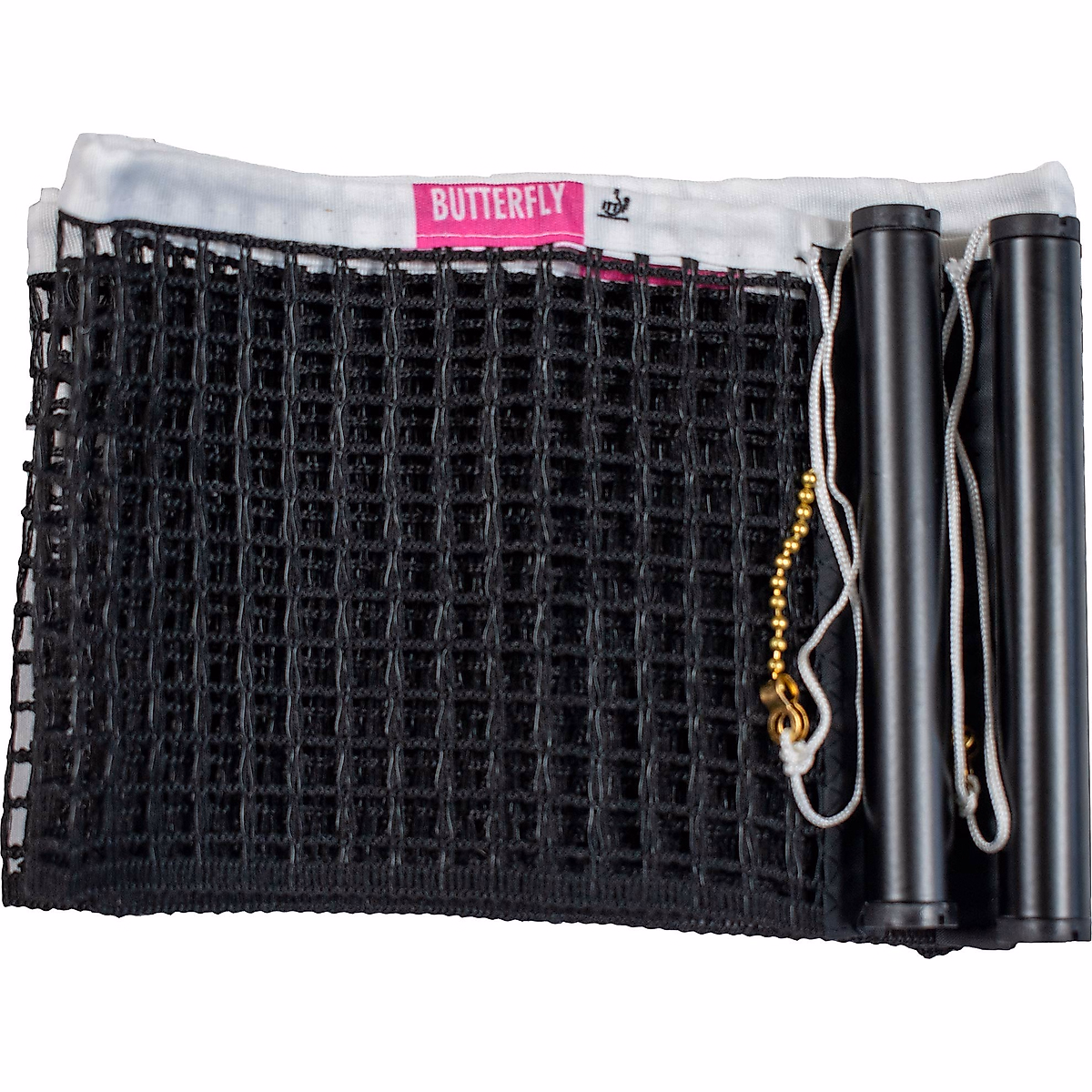 Butterfly National League Table Tennis Net Set – National League Net Fits Table Tennis Tables up to 1.75 inches Thick – Length of The Net Set is 72 inches, Black
