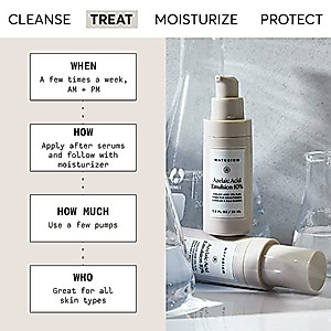 Naturium Azelaic Acid Emulsion 10% Plus Bioactive Brightening Complex & Niacinamide, Aging Skin Treatment, 1 oz