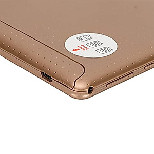 Tablet PC , 1280x800 Resolution 2 Million PX Front Camera Champagne HD Tablet RAM 4GB 5 Million PX Rear Camera for Video for Gaming for Android9.0(#3)
